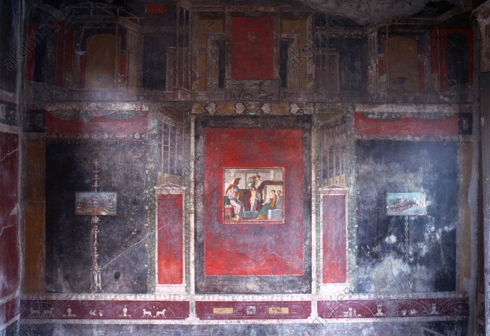 Étude d’une fresque pompéienne : la paroi nord du tablinum de la maison ...