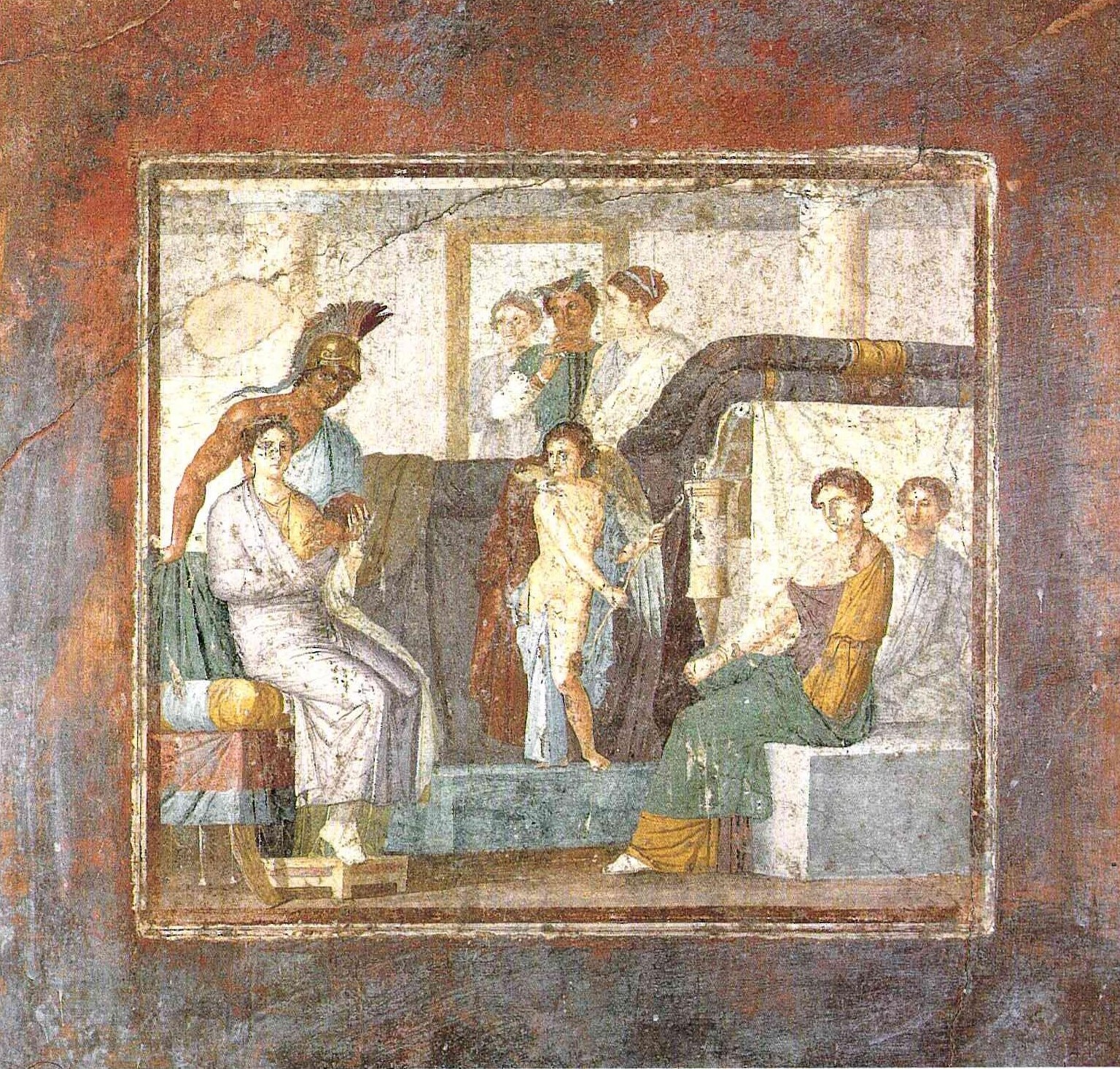 Étude d’une fresque pompéienne : la paroi nord du tablinum de la maison ...