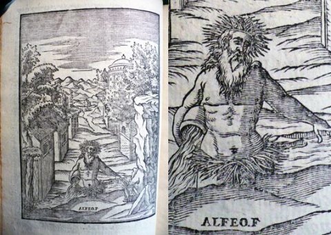 Le fleuve Alphée (Prologue du Pastor fido, Ciotti, 1621, in-4 ...