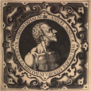 Œuvres de Sénèque & de S. le Rhéteur, éd. Morelli, Paris, Perier, 1613 ...