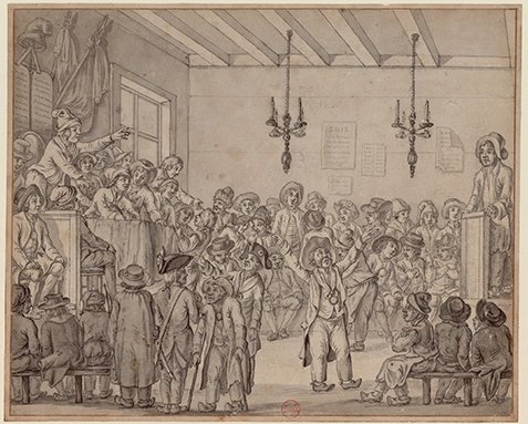 Intérieur d’un comité révolutionnaire en 1793 - Louis René Boquet ...